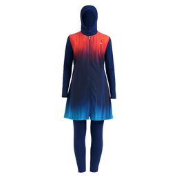C&City Badeanzugkleid Damen Größe L navy / hellblau / hummer