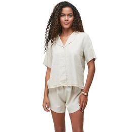 C&City Set: Bluse und Shorts Damen Größe XL beige