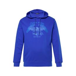 Men Plus Sweatshirt Herren Gr&ouml;&szlig;e 5XL kobaltblau