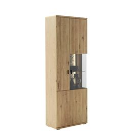 Pharao24.de Vitrine Wohnzimmerschrank in modernem Design mit Glastür