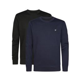 PETROL INDUSTRIES Sweater 'Des Moines.' male Blue, Black size XXXL