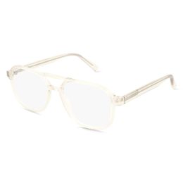 Fielmann LD 039 FA QUINN Brille Unisex | Fassung: Vollrand, Quadratisch, Champagner Transparent