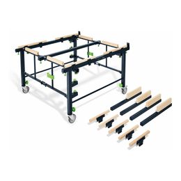 FESTOOL STM 1800 Mobiler Säge- und Arbeitstisch mit großer Arbeitsfläche und stabilem Untergestell für den Transport von Plattenmaterialien, 205183)
