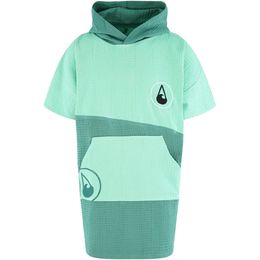 Wave Hawaii Travel Breese Unisex Poncho hellgr&uuml;n L-XL - Damenshirts, -blusen & -pullover