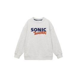 Mango Kids Sweatshirt 'SONICTHE' Jungen Gr&ouml;&szlig;e 140 graumeliert