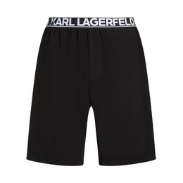 K by KARL LAGERFELD Karl Lagerfeld Pyjamashorts Herren Gr&ouml;&szlig;e S schwarz / wei&szlig;