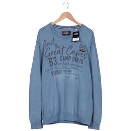CAMP DAVID Pullover Herren Gr&ouml;&szlig;e XXXL Second Hand hellblau