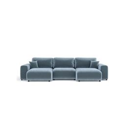 Wohnlandschaft Zanzibar blau Ma&szlig;e (cm): B: 325 H: 79 Sofas > Sofas nach Material > Stoffsofas &raquo; Sofa DE