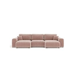 Wohnlandschaft Zanzibar rosa/pink Ma&szlig;e (cm): B: 325 H: 79 Sofas > Sofas nach Material > Stoffsofas &raquo; Sofa DE