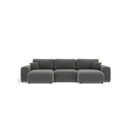Wohnlandschaft Zanzibar grau Ma&szlig;e (cm): B: 325 H: 79 Sofas > Sofas nach Material > Stoffsofas &raquo; Sofa DE