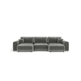 Wohnlandschaft Zanzibar grau Ma&szlig;e (cm): B: 325 H: 79 Sofas > Sofas nach Material > Stoffsofas &raquo; Sofa DE