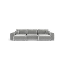 Wohnlandschaft Zanzibar grau Ma&szlig;e (cm): B: 325 H: 79 Sofas > Sofas nach Material > Stoffsofas &raquo; Sofa DE