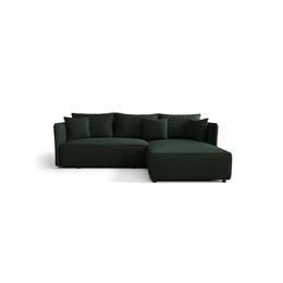 Ecksofa mit Schlaffunktion Milano gr&uuml;n Ma&szlig;e (cm): B: 245 H: 85 Sofas > Sofas nach Material > Stoffsofas &raquo; Sofa DE