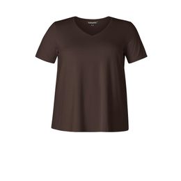 Base Level Curvy Shirt female Brown size 52