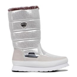 Luhta Snowboots Damen Gr&ouml;&szlig;e 39 beige / silber Winterschuhe