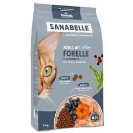 Sanabelle Trockenfutter Katze, Adult, mit Forelle 2x2 kg