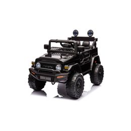 Chipolino Kinderelektroauto SUV Toyota FJ Cruiser EVA-Reifen Musik LED-Lichter schwarz