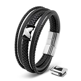 SERASAR Armband 'Flake' Herren Gr&ouml;&szlig;e 20 cm silber