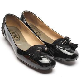 Tod's Tod's Halbschuhe Damen Gr&ouml;&szlig;e 39.5 Second Hand schwarz