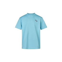 Cleptomanicx Shirt 'Classic Tee Storm Gull' male Blue size XS