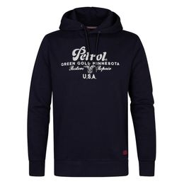 PETROL INDUSTRIES Sweatshirt 'Yankton.' Herren Gr&ouml;&szlig;e S navy / wei&szlig;