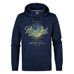 PETROL INDUSTRIES Sweatshirt 'Biscuit' Herren Gr&ouml;&szlig;e L blau / navy / gr&uuml;n