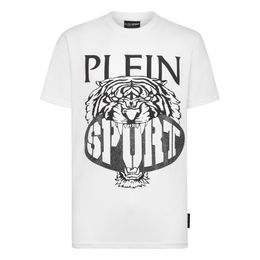 Plein Sport T-Shirt 'Tiger' Herren Gr&ouml;&szlig;e L schwarz / schwarzmeliert / wei&szlig;