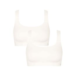 Sloggi Bustier ' ZERO Feel Core Top ' Damen Gr&ouml;&szlig;e 80 wei&szlig;