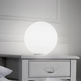 Ideal Lux Tischleuchte Mapa, Ø 20 cm, Opalglas, Kugel, E27