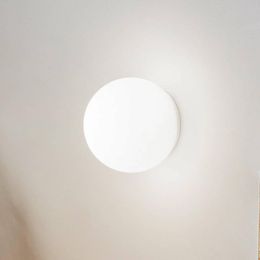 Ideal Lux Wandleuchte Mapa, Ø 20 cm, E27, weiß, Glas, Kugel