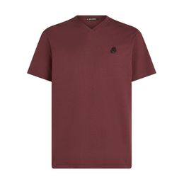 K by KARL LAGERFELD Karl Lagerfeld T-Shirt 'Kameo' Herren Gr&ouml;&szlig;e XXL bordeaux