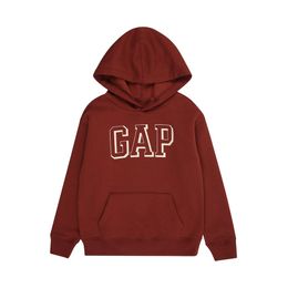 GAP Sweatshirt Jungen Größe 116/122 hellbeige / rostbraun