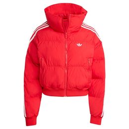 adidas originals Jacke 'Adicolor' Damen Größe 4XS rot / weiß Winterjacke