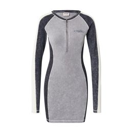 GUESS Originals Kleid 'GO' Damen Gr&ouml;&szlig;e 40 anthrazit / hellgrau Winterkleid