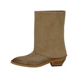 felmini Stiefel 'Joanna T044' Damen Gr&ouml;&szlig;e 42 taupe Winterschuhe
