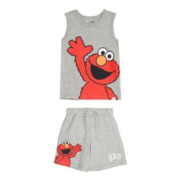 GAP Set Jungen Größe 92 hellgrau / rot / schwarz / weiß