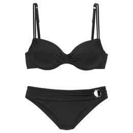 JETTE Bikini Damen Gr&ouml;&szlig;e XXL schwarz
