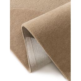 benuta Pure Wollteppich Logan Beige 120x170 cm - Naturfaserteppich aus Wolle