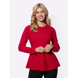 Sieh an! Langarm-Pullover in rot | Gr.: 54