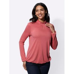 Sieh an! Stehkragen-Shirt in grapefruit | Gr.: 52