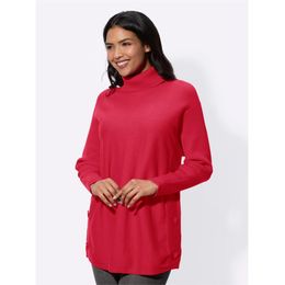Sieh an! Long-Pullover in pink | Gr.: 38