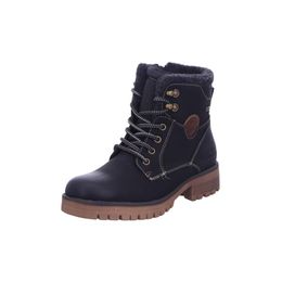 Tom Tailor Schnürboots Mit Tex-Membran in schwarz | Gr.: 38