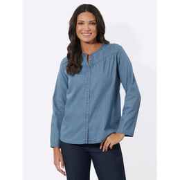 Sieh an! Jeansbluse in blue-bleached | Gr.: 44