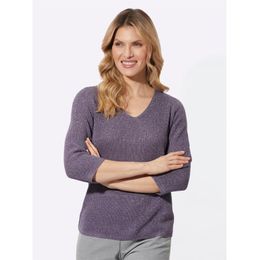 Sieh an! 3/4 Arm-Pullover in feige | Gr.: 46