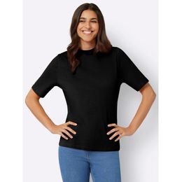 Sieh an! Kurzarmshirt in schwarz | Gr.: 40