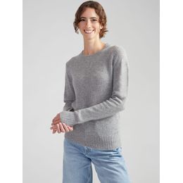 Style Republic Kaschmir-Pullover in light grey melange | Gr.: L
