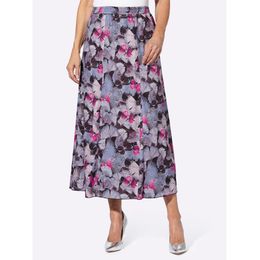 Sieh an! Rock in traube-fuchsia-bedruckt | Gr.: 19