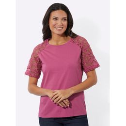 Sieh an! Spitzenshirt in erika | Gr.: 42