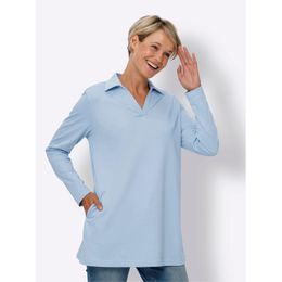 Sieh an! Langarmshirt in eisblau | Gr.: 40