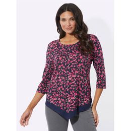 Sieh an! 3/4-Arm-Shirt in marine-erdbeere-bedruckt | Gr.: 56